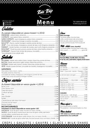 Calaméo - Kote Krep Menu