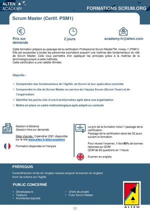 Calaméo - Alten Academy Scrum Master PSM1