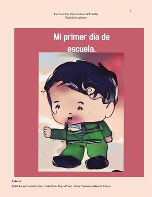 Calaméo - Cuento Mi Primer Día De Clase