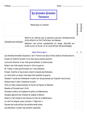 Calaméo - Eval 2 Les Grandes Grandes Vacance