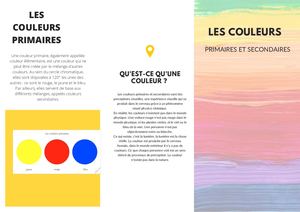 Calaméo - Les Couleurs Primaires Et Secondaires
