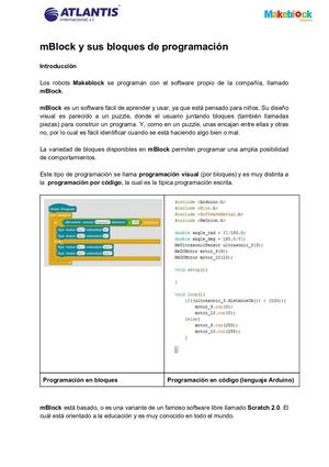 Calaméo - Mblock Y Sus Bloques De Programación