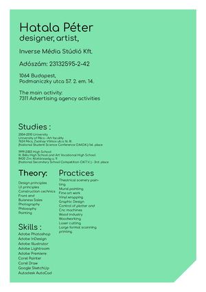 Calaméo - Peter Hatala Inverse Media Kft Portfolio 2021