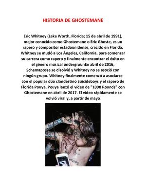 Calaméo - Historia De Ghostemane