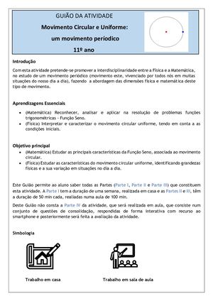 Calaméo - Guião Da Atividade Mcu Movimento Periódico