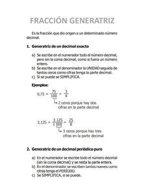 Calaméo - Fracción Generatriz