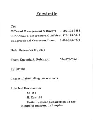 Calaméo - Corrected Sf 181, Supporting Documents, Fax Confirmation To ...