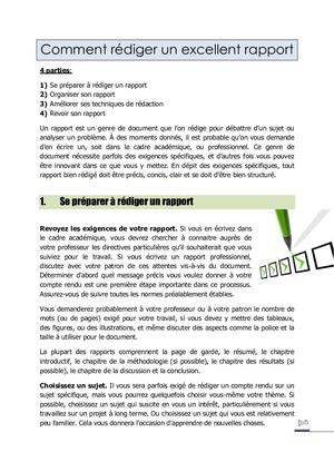 Calaméo - Comment Rédiger Un Excellent Rapport