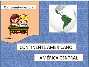 Calaméo - Comprensión Lectora América Central