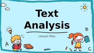 Calaméo - Lesson Plan Analysis Text Analysis