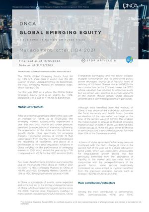 Calaméo - Dnca Global Emerging Equity Fund Q4 2021 Invest Pro EN NIM