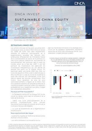 Calaméo - Lettre De Gestion Dnca Invest Sustainable China Equity Q4 2021