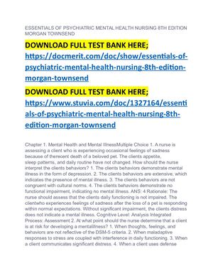 Calaméo - Essentials Of Psychiatric Mental Health Nursing 8th Edition ...