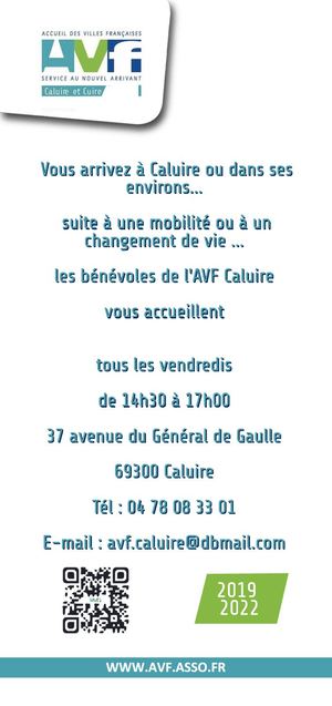 Calaméo - DEPLIANT AVF CALUIRE 2019-2022
