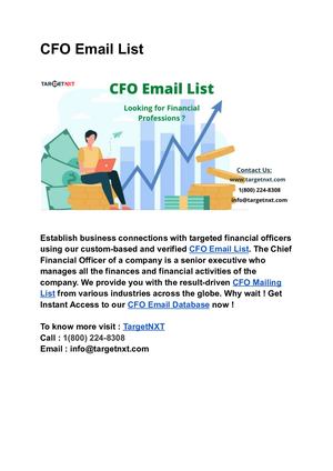 Calaméo - CFO Email List