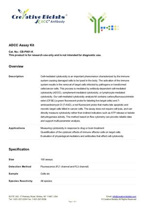 Calaméo - ADCC Assay Kit