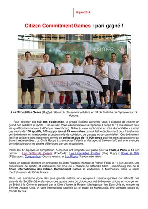 Calaméo - Citizen commitment games - Société Générale