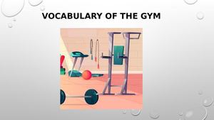Calaméo - Vocabulary Of The Gym