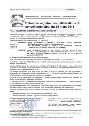 Calaméo - Crolles Deliberation 28 2016 3 Subvention V Nementielle Richard Perot