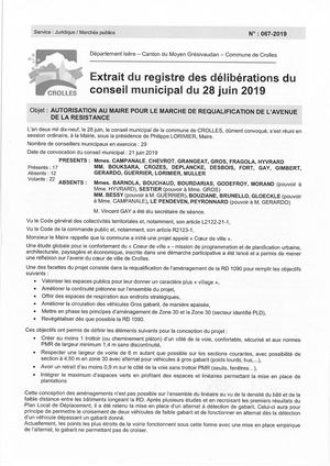 Calaméo - Crolles Deliberation 67 2019 6 Autorisation Du Maire Pour Le March De Requalification ...