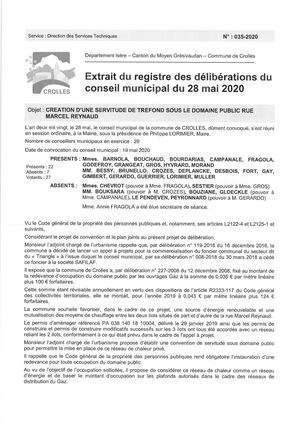 Calaméo - Crolles Deliberation 35 2020 5 Servitude De Tr Fond