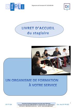 Calaméo - Livret d'accueil du stagiaire
