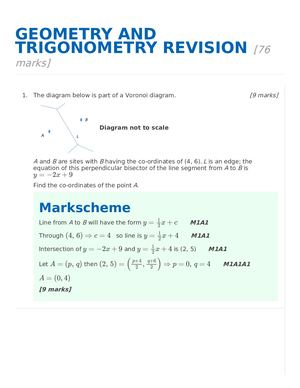 Calaméo - Geometry And Trigonometry Revision Ms