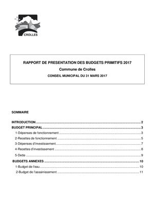 Calaméo - Crolles Doc Budget 2017 BP Rapport