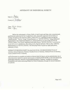 Calaméo - Affidavit of Individual Surety