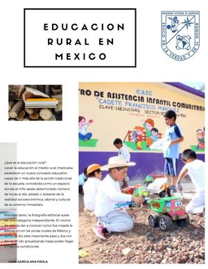 Calaméo - Educacion Rural En Mexico