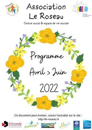 Calaméo - Programme Avril Juin