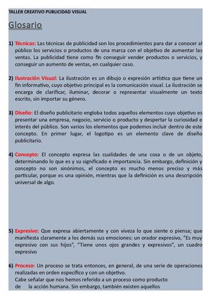 Calaméo - Taller Creativo Glosario