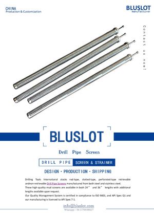 Calaméo - Custom Ss Drill Pipe Mud Screens Bluslot