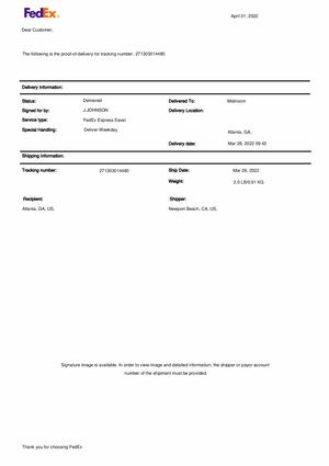 Calaméo - Equifax Proof of Delivery