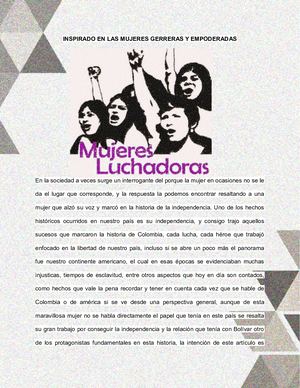 Calaméo - mujeres luchadoras