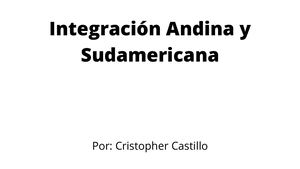 Calaméo - Integración Andina Y Sudamericana