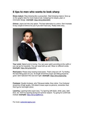 Calaméo - 6 Tips To Men Who Wants To Look Sharp