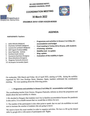 Calaméo - Minutes Coordination, Manises, SPAIN 30 March 2022