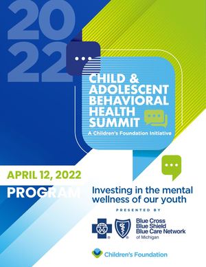 Calaméo - 2022 Child & Adolescent Behavioral Health SummitProgram