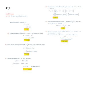 Calaméo - Ib Math Ai Sl Practice Exam Revision Ladder Level 7 Answers