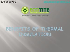 Calaméo - Benefits of Thermal Insulation