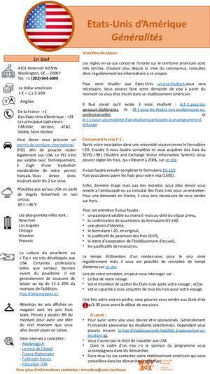 Calaméo - Fiche Pays Usa