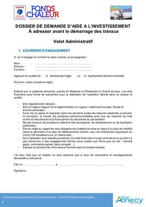 Calaméo - Dossier De Demande D'aide Investissement CCR