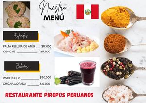 Calaméo - Menú Restaurante Peruano