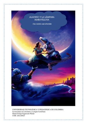 Calaméo - Aladino Y La Lámpara Maravillosa, Felipe Figueredo Uptc