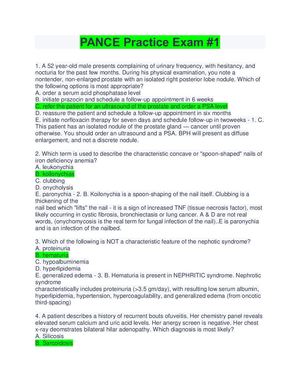 Calaméo - Pance Practice Exam