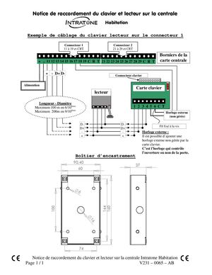 Calaméo - V231 - 0065 - AB - Installation Clavier Et Lecteur Sur ...