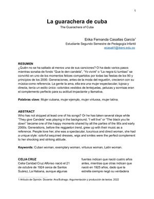 Calaméo - Artículo La Guarachera De Cuba