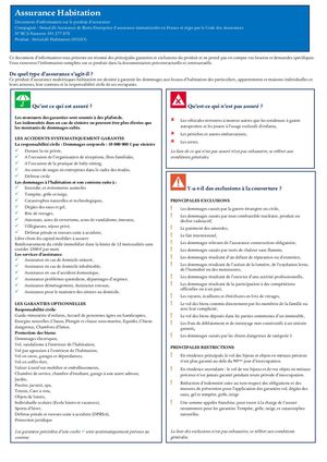 Calaméo - FICHE IPID Assurance Habitation