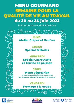 Calaméo - Menus Semaine QVT SLS 2022